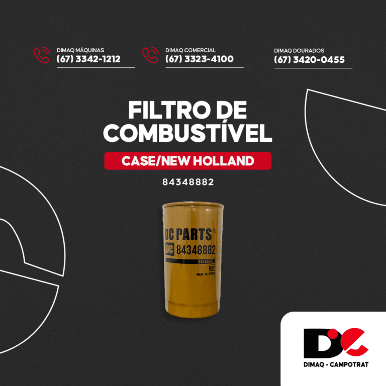FILTRO DE COMBUSTÍVEL 84348882 - Dimaq CG